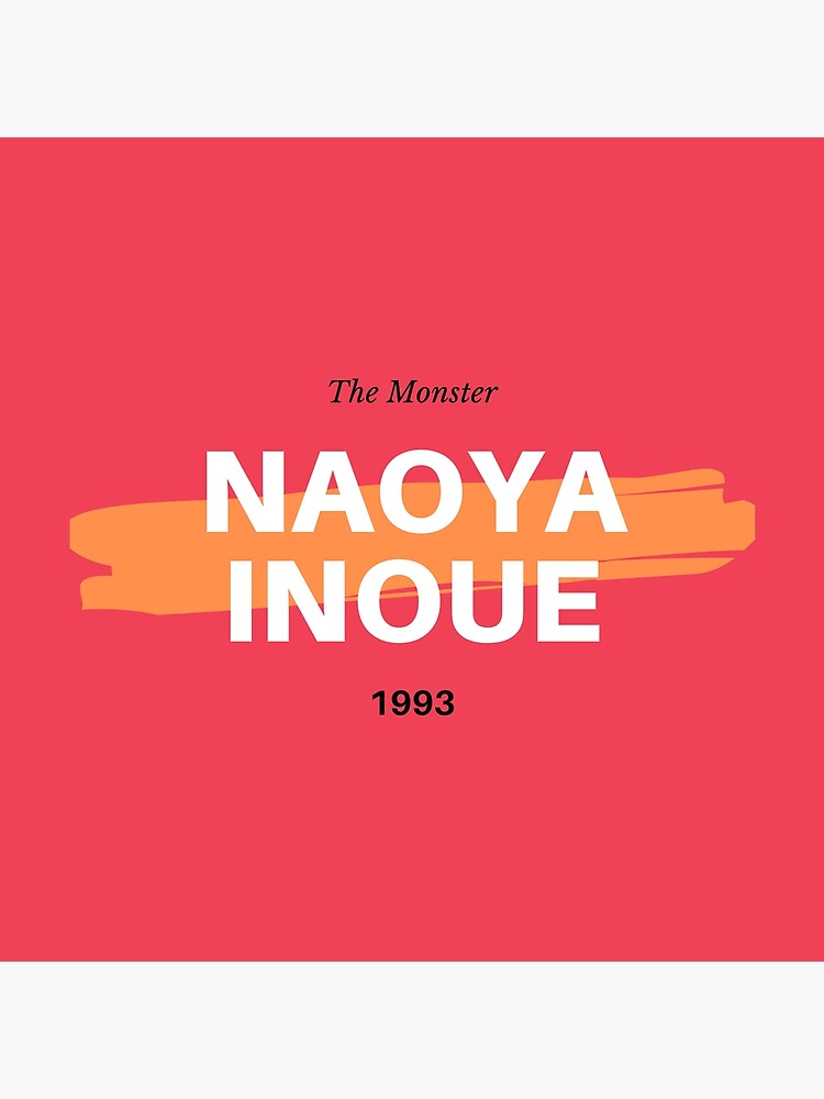 "Naoya Inoue 井上 尚弥 The Monster Boxer" Poster for Sale by dminimalartist ...