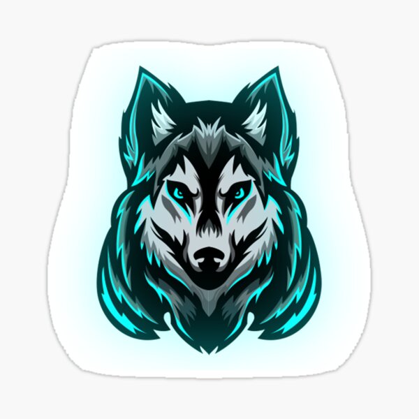 "wolf " Sticker for Sale by FreakyGraphics | Redbubble