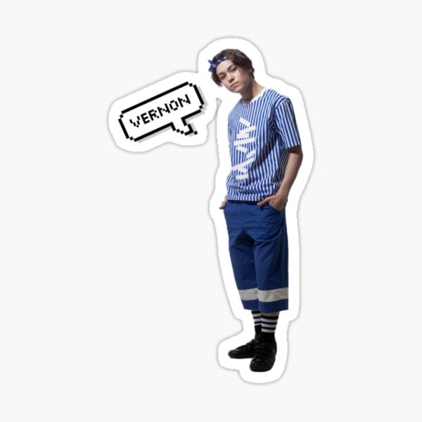 "SEVENTEEN Vernon" Sticker for Sale by vernonvibes | Redbubble