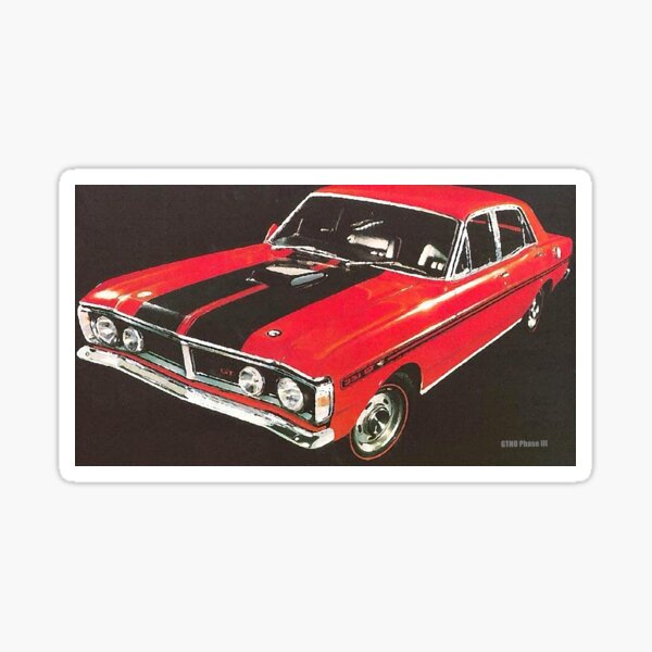 "FORD GTHO PHASEIII" Sticker for Sale by Crom1957 | Redbubble