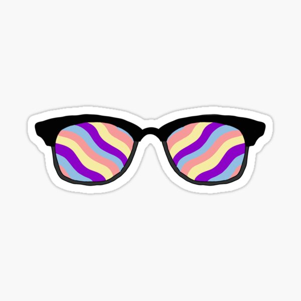 "Sunglasses retro aesthetic" Sticker for Sale by XLesserPandaX | Redbubble