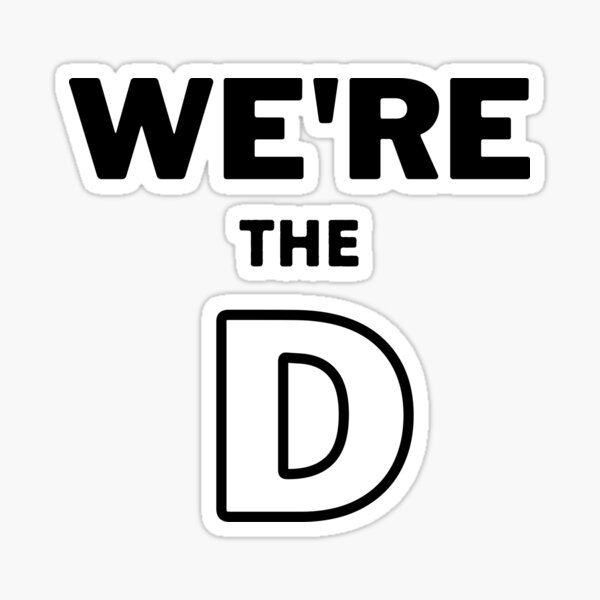 "Tenacious D | We are The D" Sticker for Sale by Sahil2912 | Redbubble