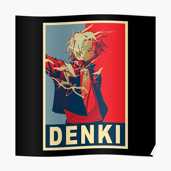 "Denki Poster" Poster by Lucawright | Redbubble