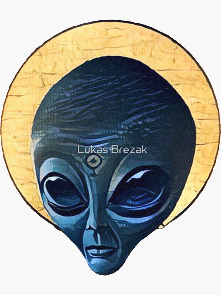 "St. Alien" Sticker for Sale by surgeryminor | Redbubble