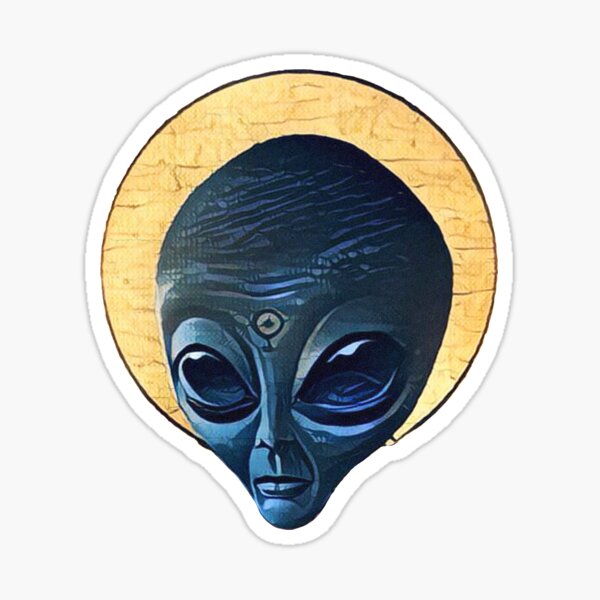 "St. Alien" Sticker for Sale by surgeryminor | Redbubble