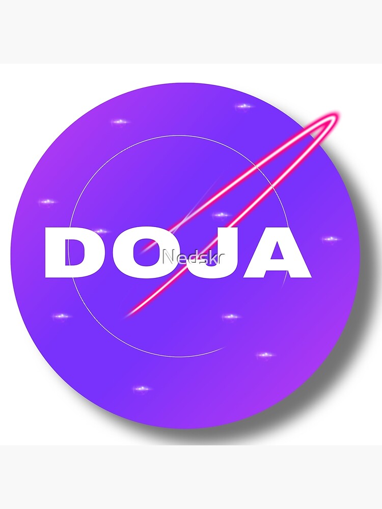 "Doja cat nasa Sticker " Canvas Print by Nedskr | Redbubble