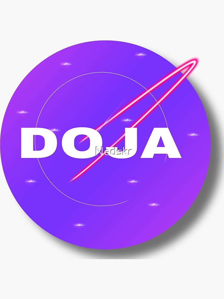 "Doja cat nasa Sticker " Sticker for Sale by Nedskr | Redbubble