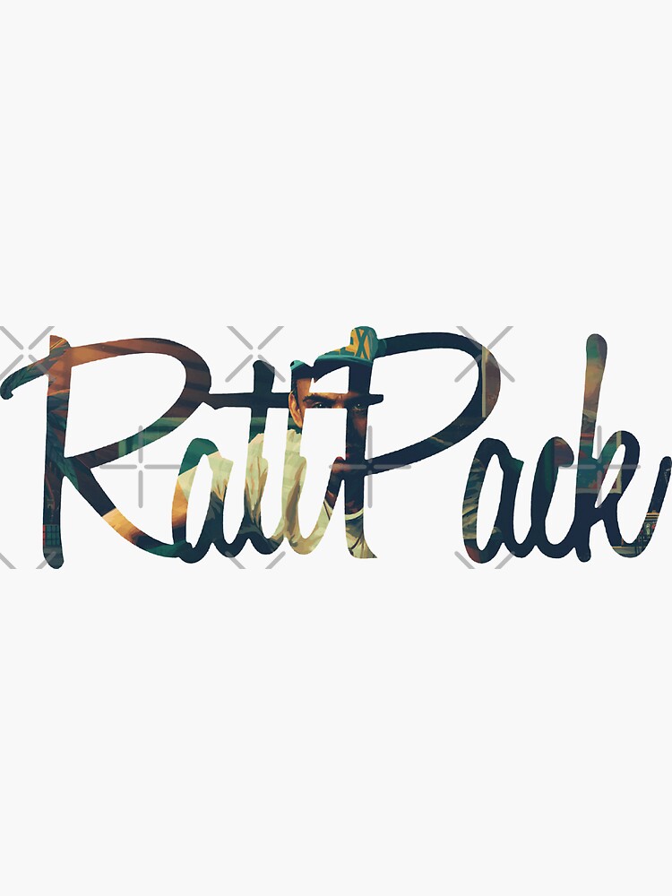 "Rattpack Logo - Bobby Tarantino" Sticker by SilvaDesigns | Redbubble