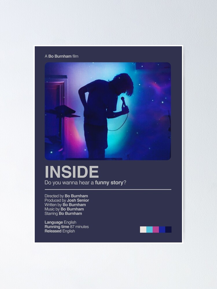 "BO BURNHAM'S INSIDE Netflix Minimalist Poster" Poster by ...
