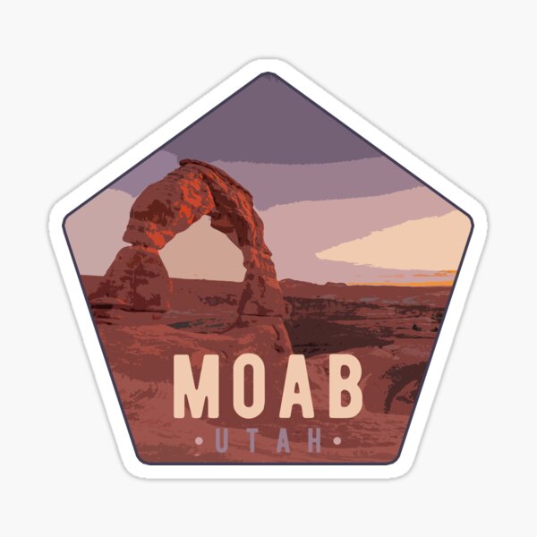 "Moab Utah - Arches National Park" Sticker for Sale by kickwear-com ...