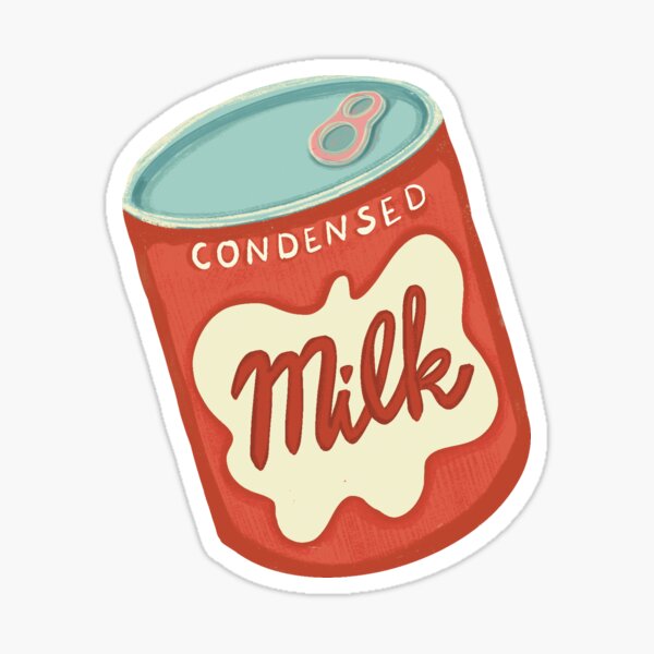 "Condensed Milk" Sticker for Sale by Cesnauskaite | Redbubble