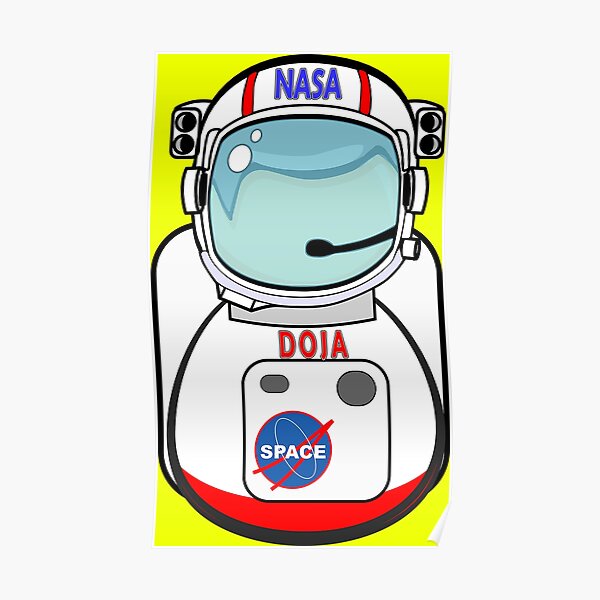 "doja cat nasa" Poster by Goldcrow | Redbubble