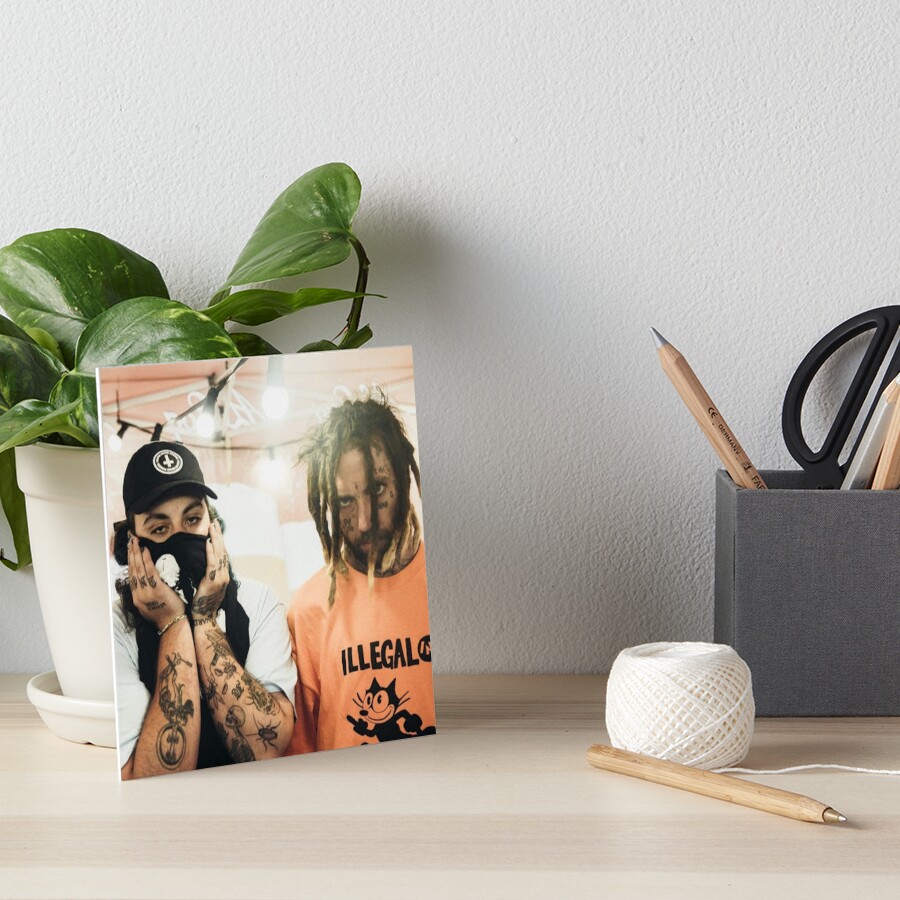 "Suicideboys ruby and scrim photo poster design" Art Board Print by ...
