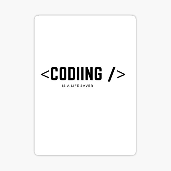 "Coding" Sticker by JM67dyqob | Redbubble