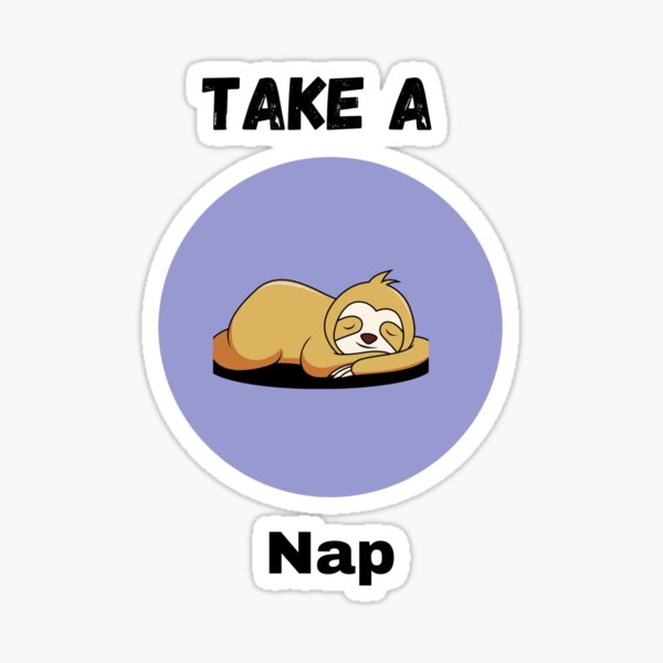 "Nap time" Sticker for Sale by cittah | Redbubble
