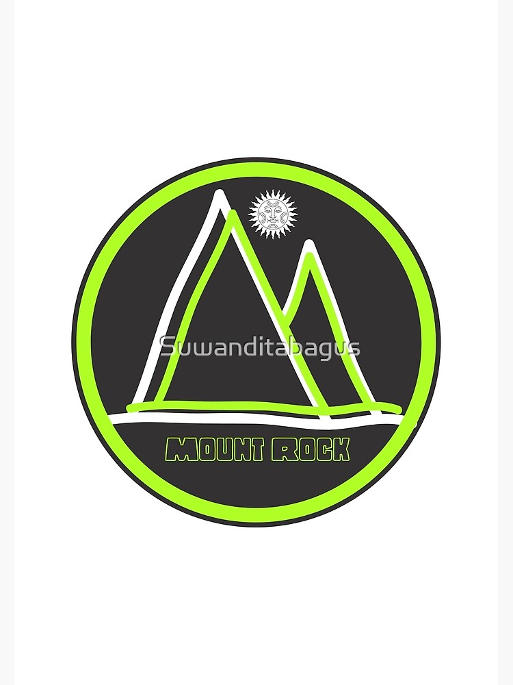 "Mount rock" Poster by Suwanditabagus | Redbubble