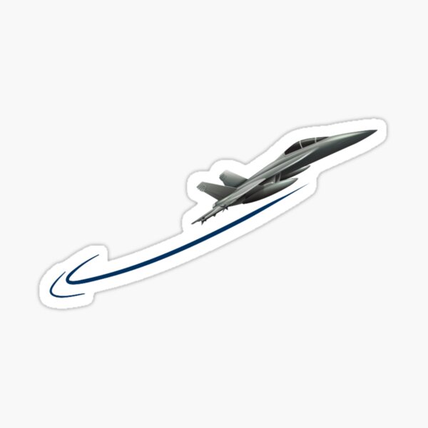 "jet plane flying" Sticker for Sale by Ibn-El-Wadi | Redbubble