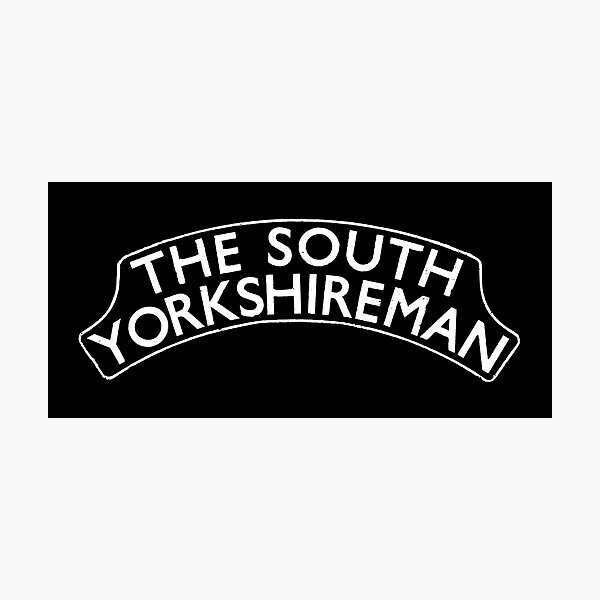 "The South Yorkshire steam train headboard" Photographic Print by ...