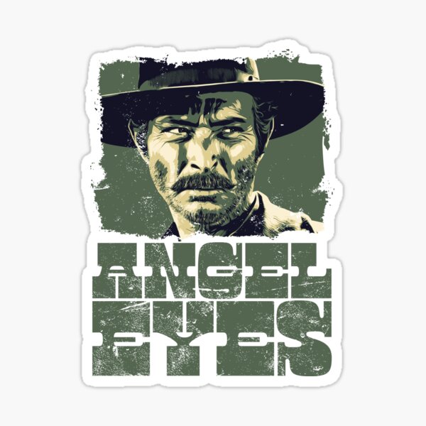 "Angel Eyes Lee Van Cleef The Good The Bad And The Ugly" Sticker for ...