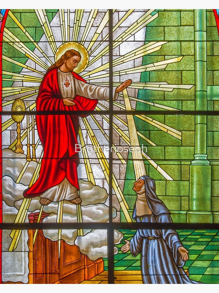 "Saint Margaret Mary Alacoque and the Sacred Heart of Jesus" Poster for ...