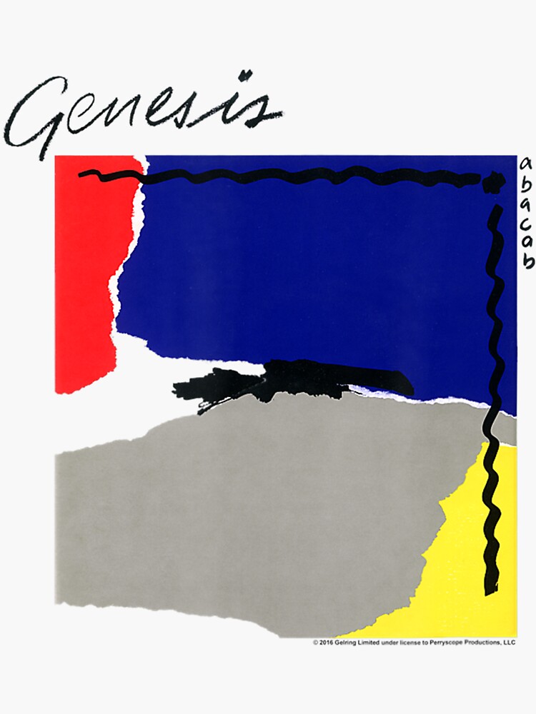 "GENESIS ABACAB" Sticker for Sale by KtsangPegal | Redbubble