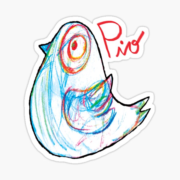 "Pio Bird" Sticker by LaGabyGaArts | Redbubble