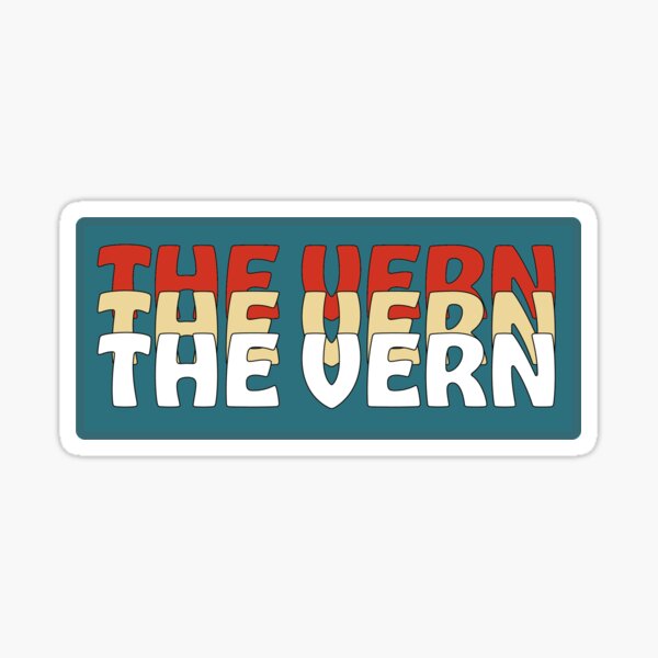 "The Vern" Sticker for Sale by abrigailw | Redbubble