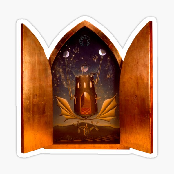 "Icon (Window To The Magic World), by Remedios Varo" Sticker for Sale ...