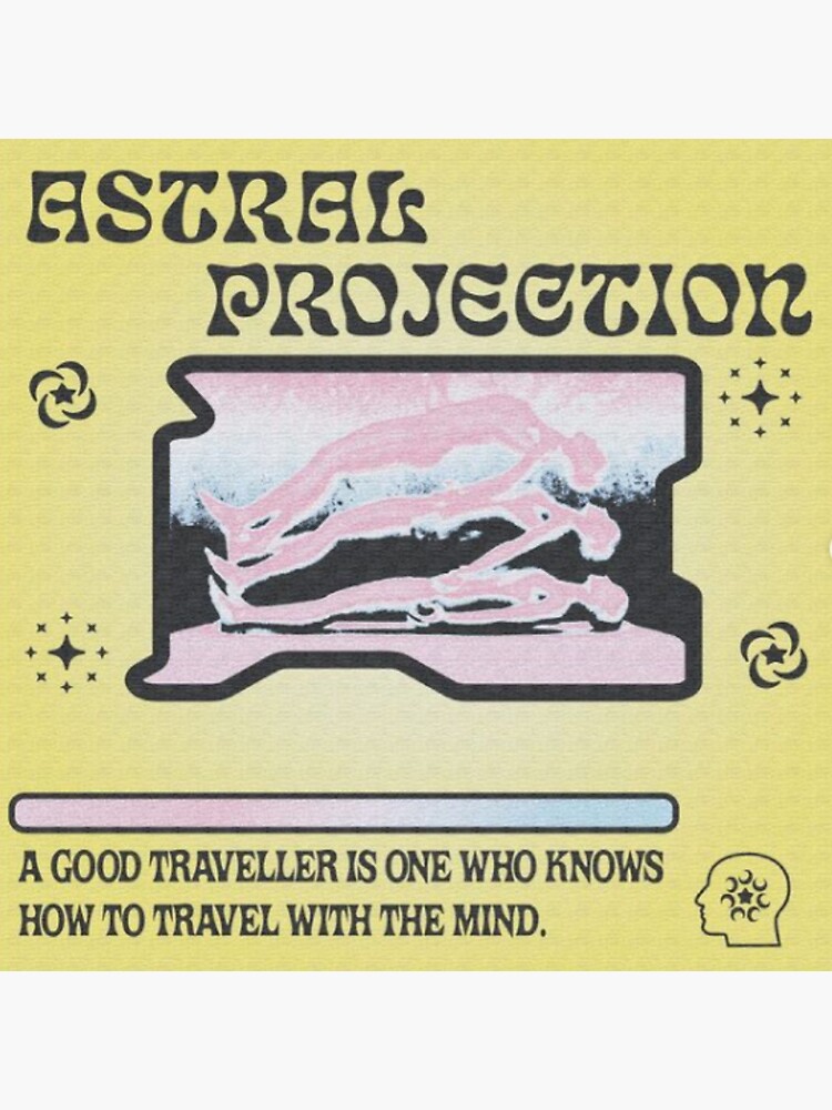 "Astral Projection" Sticker for Sale by lumine00 | Redbubble