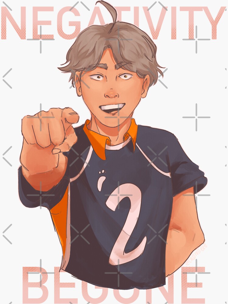 "Suga Pointing at You- NEGATIVITY BEGONE!!" Sticker for Sale by ...