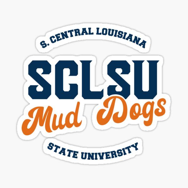 "SCLSU Mud Dogs" Sticker by comicbookdude | Redbubble