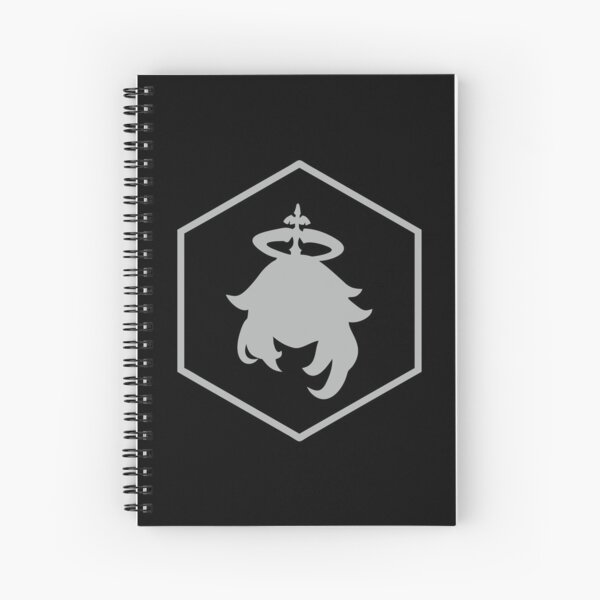 "genshin impact paimon head" Spiral Notebook by balakondezs | Redbubble