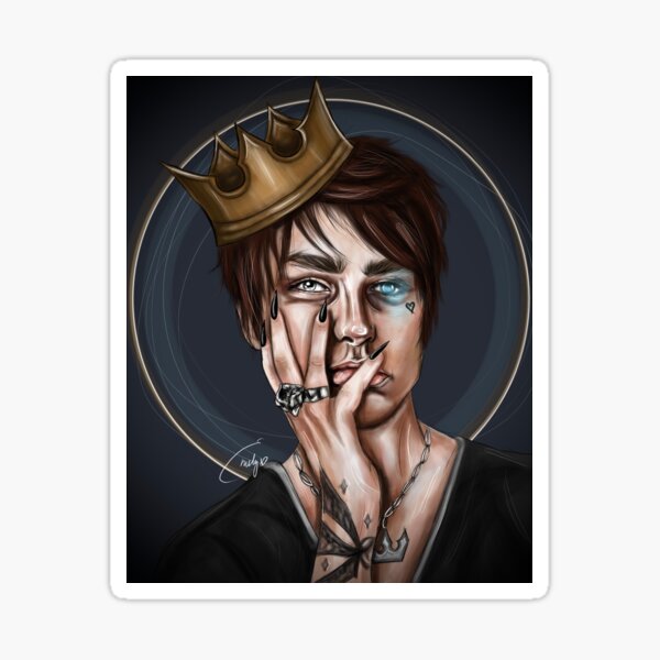 "CB drawing" Sticker by brocksxcv | Redbubble