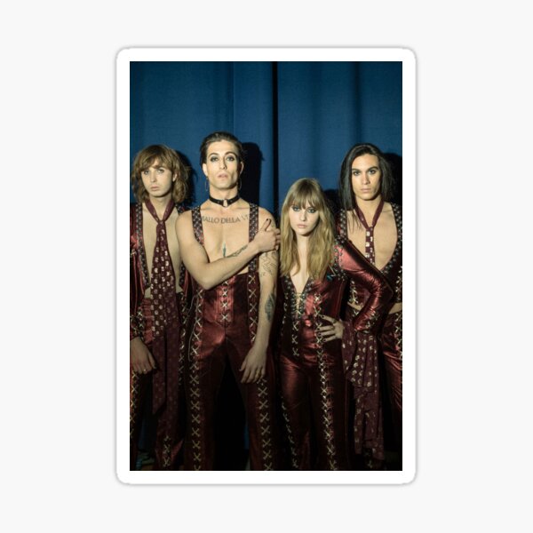 "Maneskin" Sticker by Prettygrafik | Redbubble