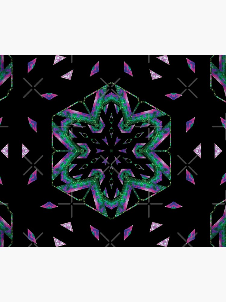 "Void | Green & Magenta Abstract Trippy Kaleidoscopic Art | StokedUpArt ...