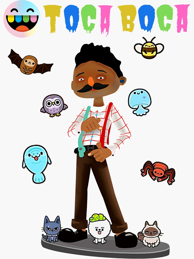 "toca boca" Sticker for Sale by kader011 | Redbubble