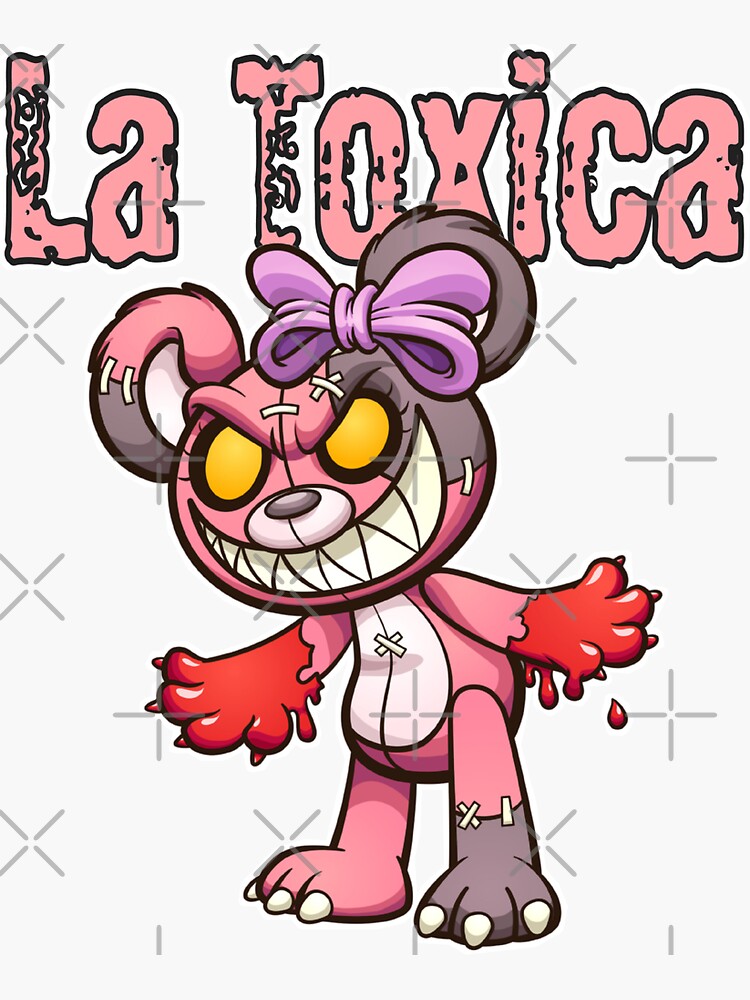 "La Toxica" Sticker for Sale by PRFow | Redbubble