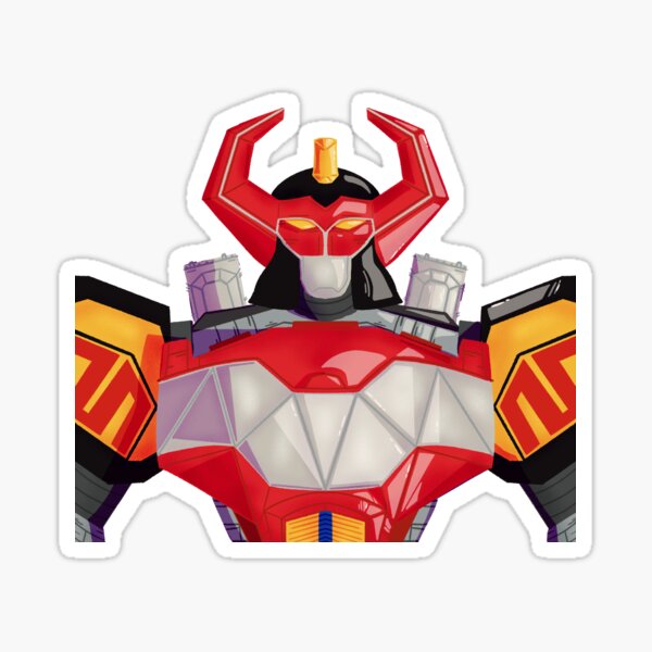 "Dino megazord (no background)" Sticker for Sale by Benjuhkmeen-art ...
