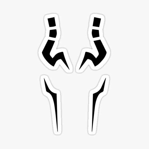 "Sukuna Jujutsu Kaisen Curse Marks" Sticker for Sale by Lumelity ...