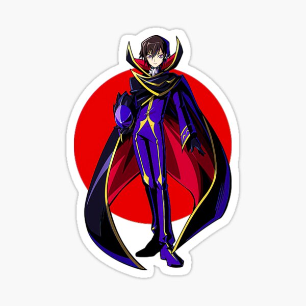 "Code Geass" Sticker for Sale by jojotaroasta | Redbubble