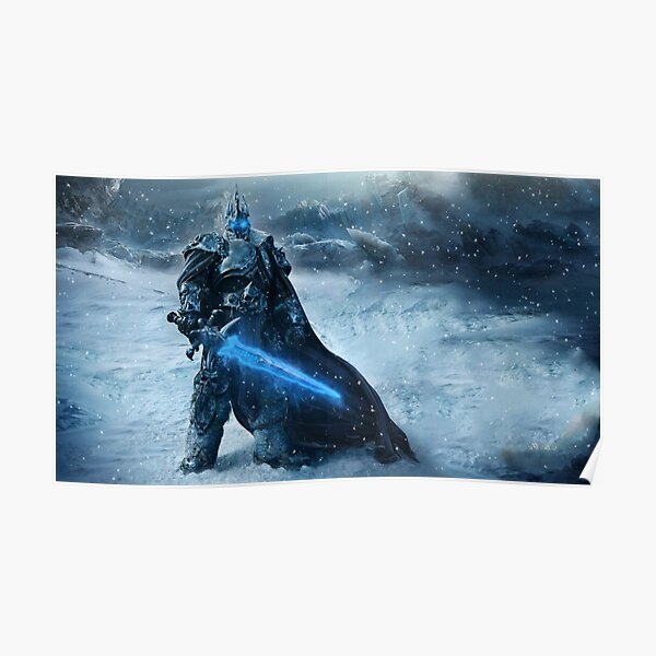 "Lich king " Poster for Sale by MaDaraUchihaaa | Redbubble