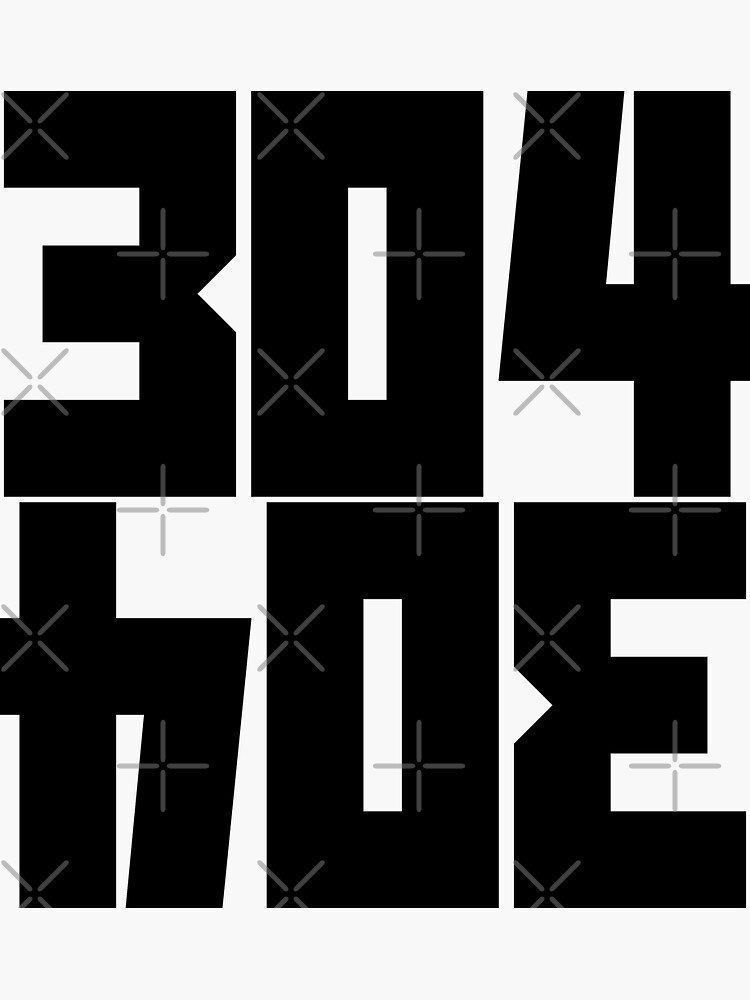 "304 = Hoe urban dictionary" Sticker for Sale by ProdbyNiECO | Redbubble