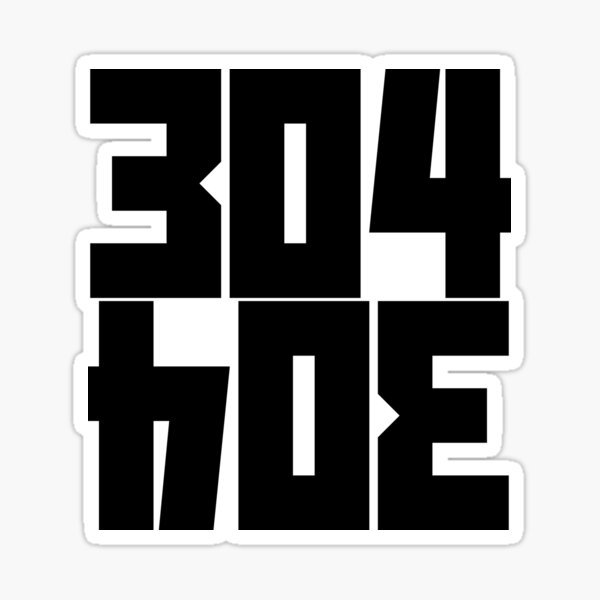 "304 = Hoe urban dictionary" Sticker for Sale by ProdbyNiECO | Redbubble