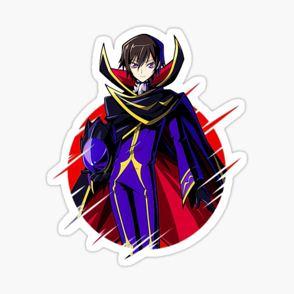 "Code Geass" Sticker for Sale by jojotaroasta | Redbubble