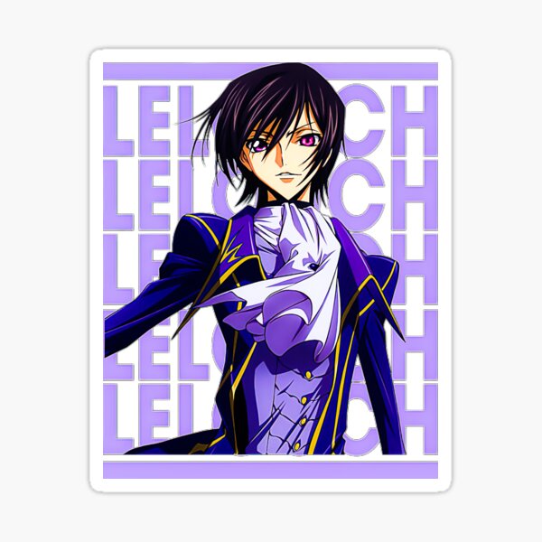 "Code Geass" Sticker for Sale by jojotaroasta | Redbubble