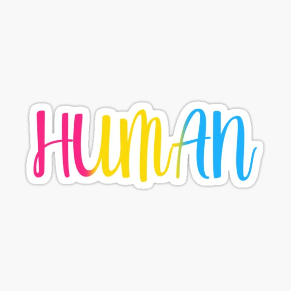 "Pan | Human | Pride" Sticker for Sale by mainellag596 | Redbubble