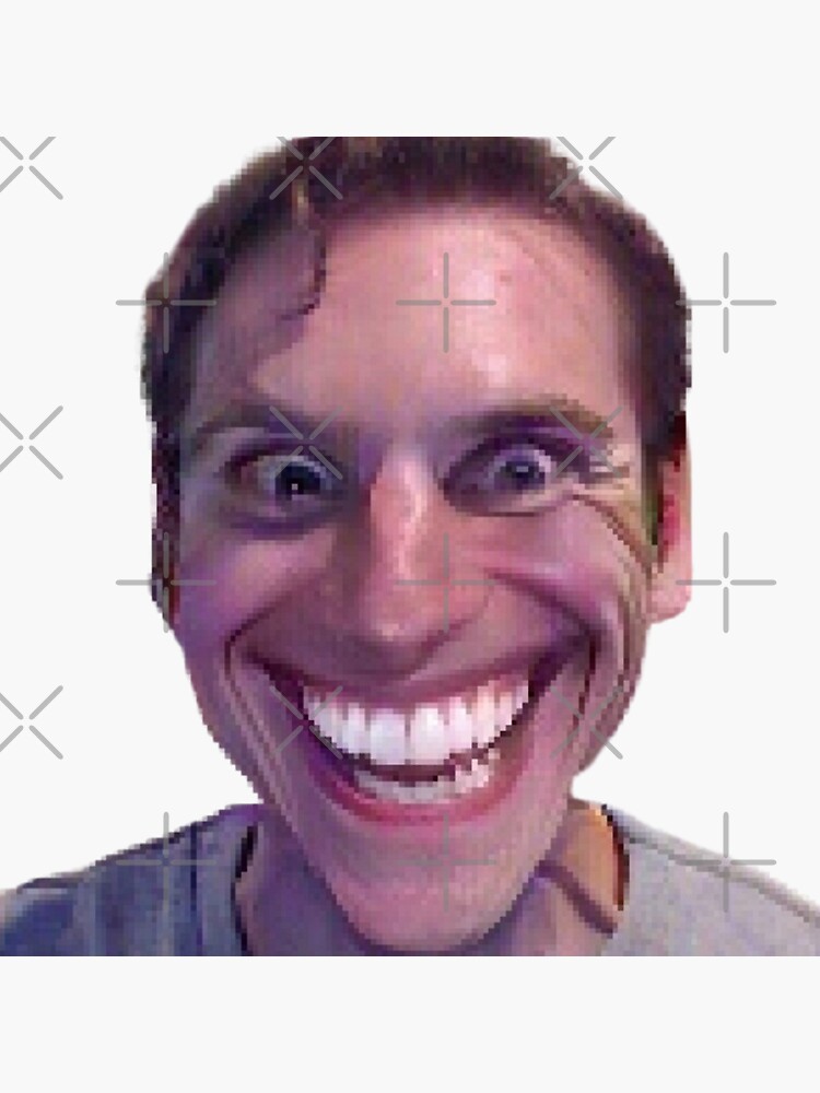 "SUS OMEGASUS OMG SUSGUY FACE!!!" Sticker for Sale by WilliamStones ...