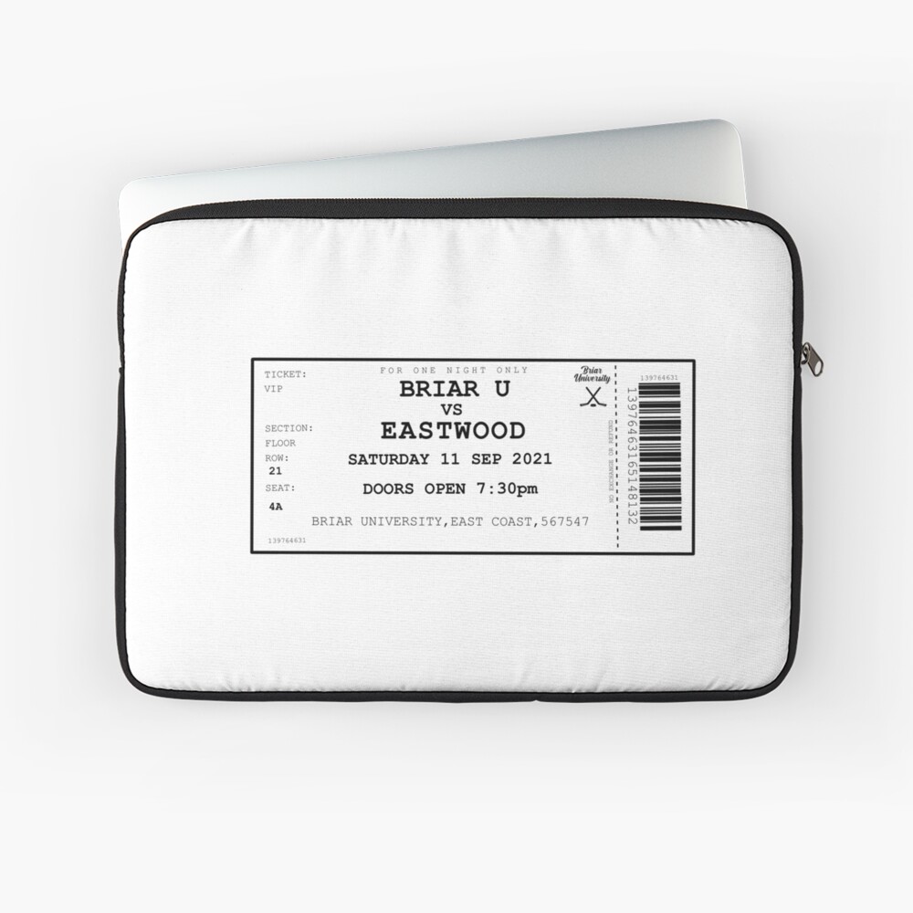 "Briar u hockey ticket design" Sticker for Sale by Jdosanjh | Redbubble