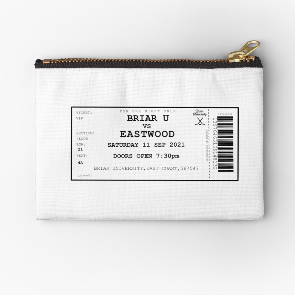 "Briar u hockey ticket design" Sticker for Sale by Jdosanjh | Redbubble