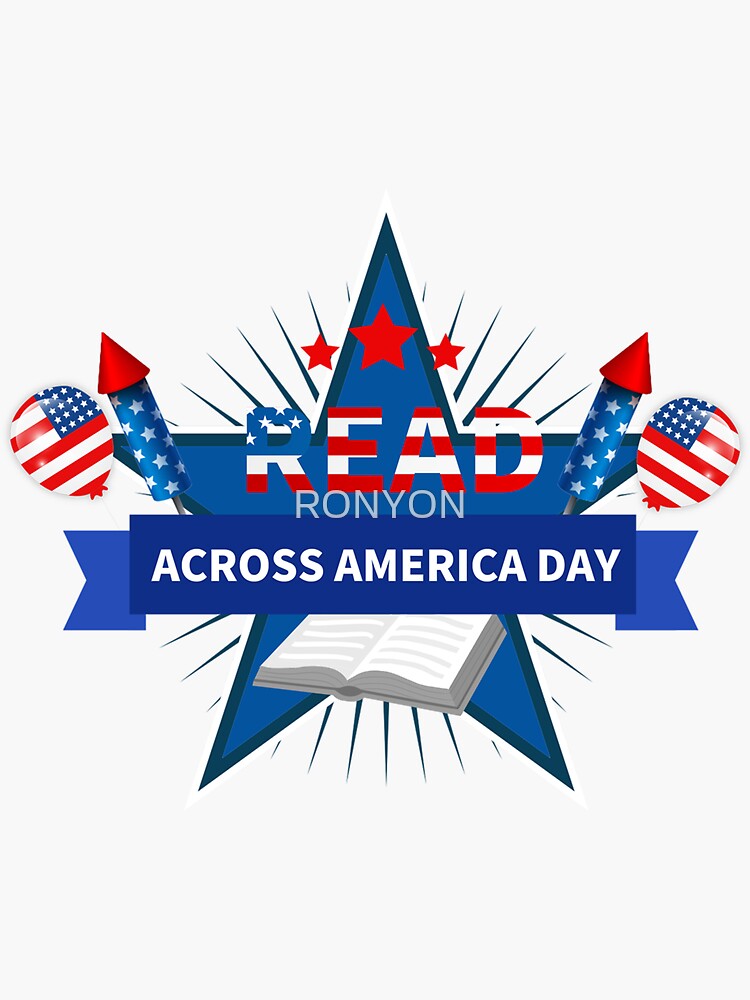 Pegatina «día nacional de la lectura leído en todo américa» de RONYON ...